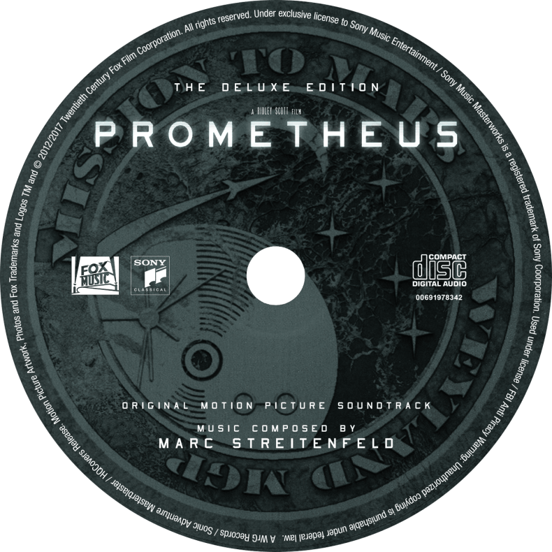 “Prometheus (Deluxe Edition)” by Marc Streitenfeld, Harry Gregson ...